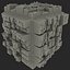 3d greeble square model