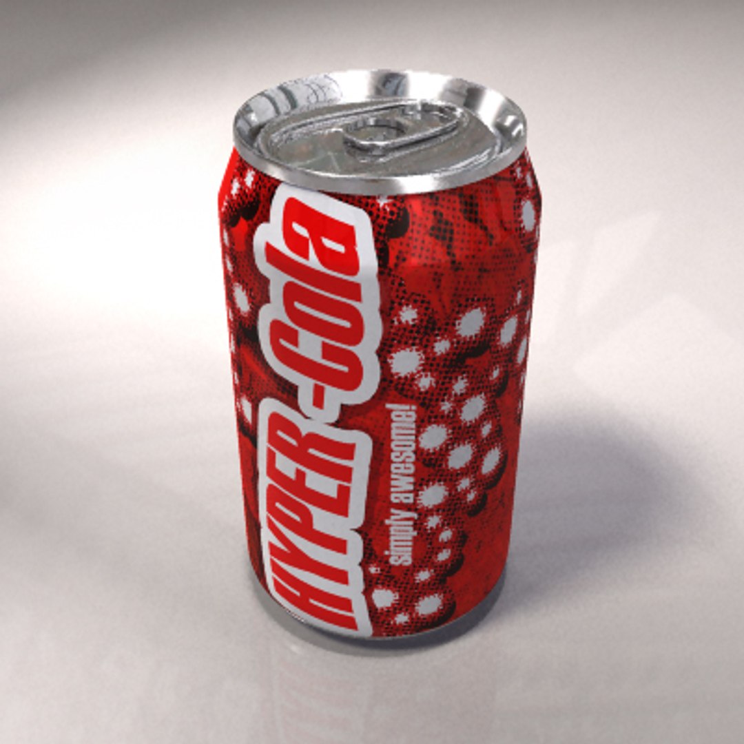 3d Model Cola Soda Light