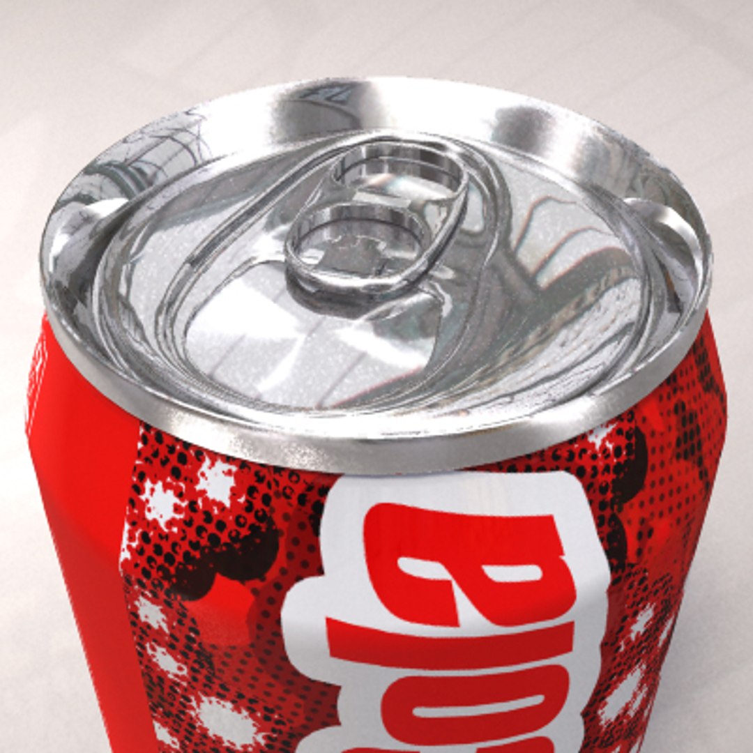 3d Model Cola Soda Light