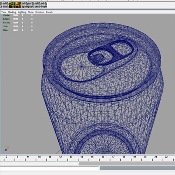 3d model cola soda light