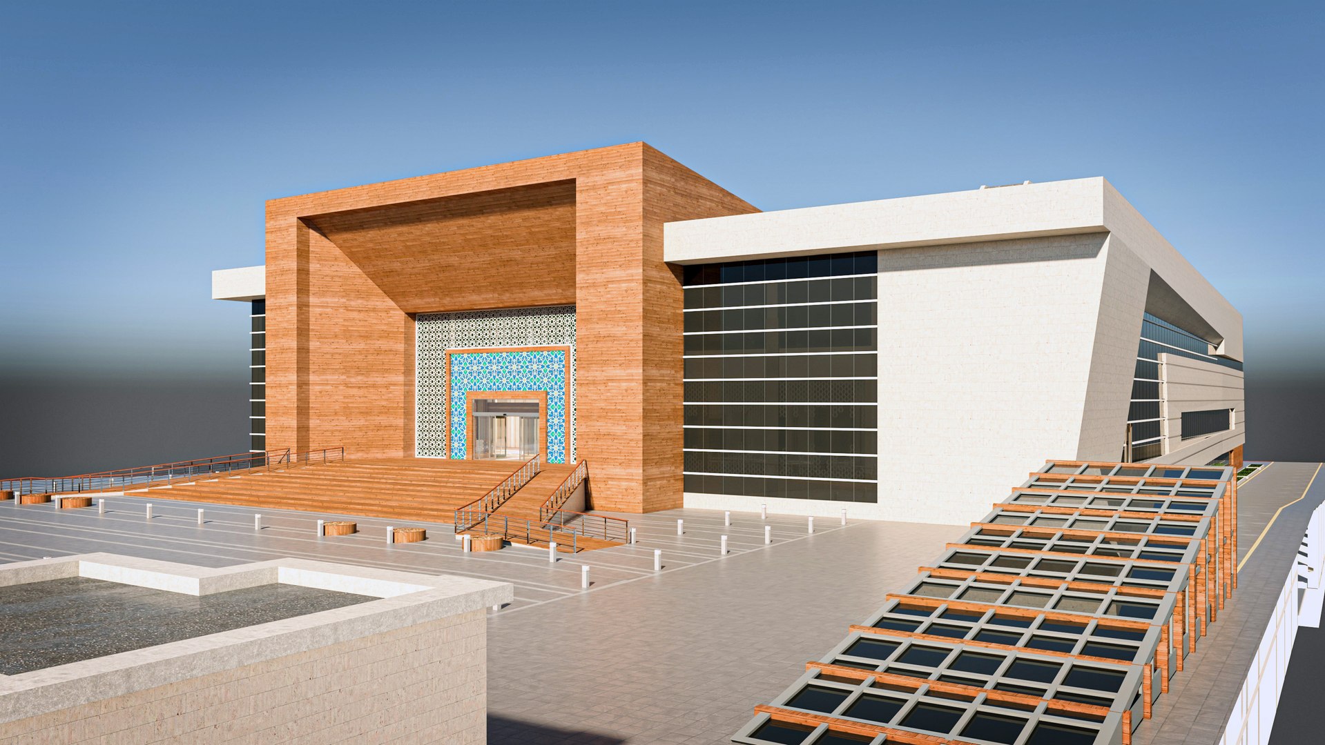 3D Conference Center Details - TurboSquid 1469930