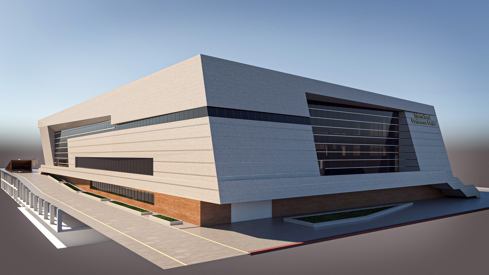 3D Conference Center Details - TurboSquid 1469930