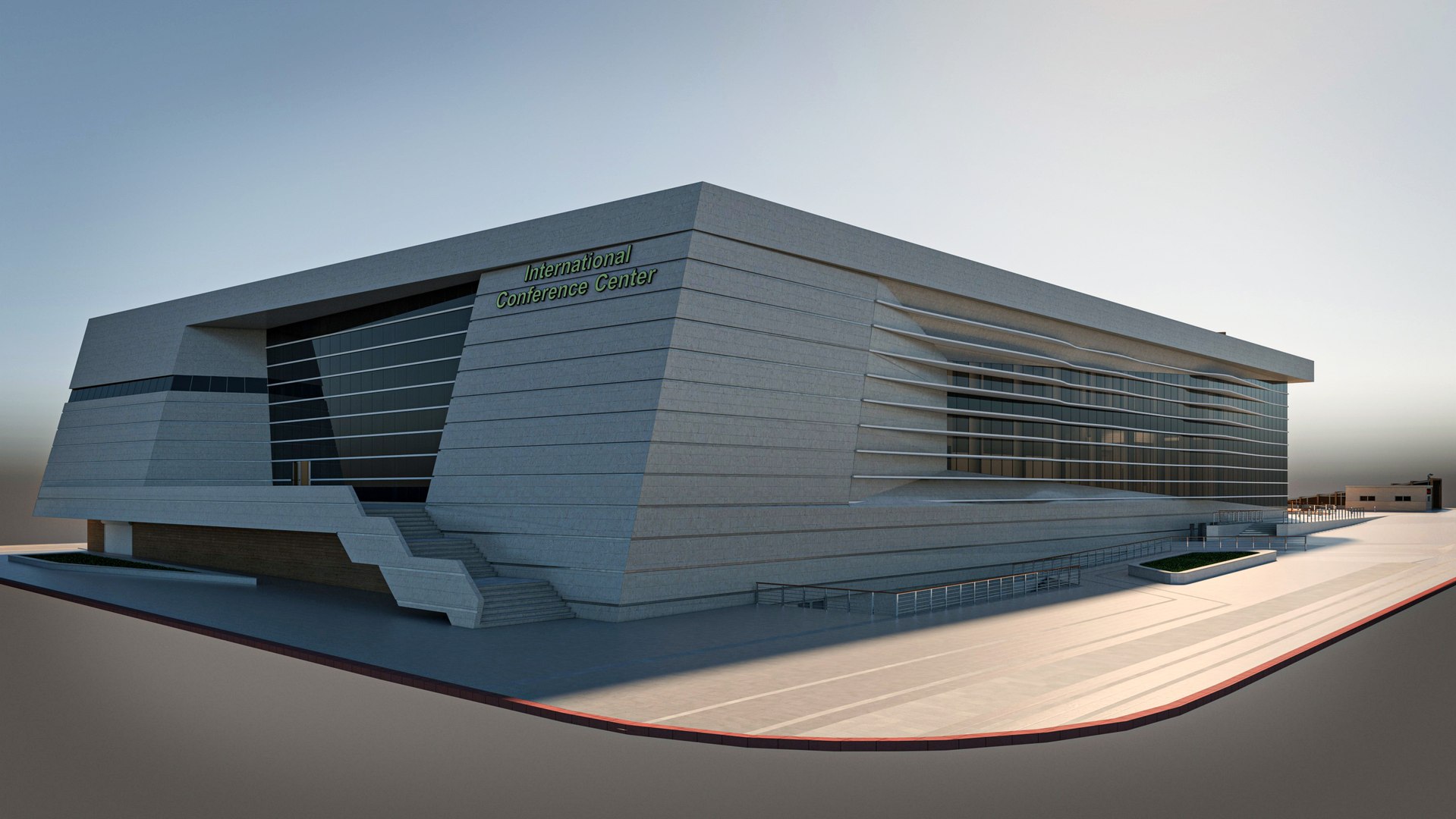 3D Conference Center Details - TurboSquid 1469930