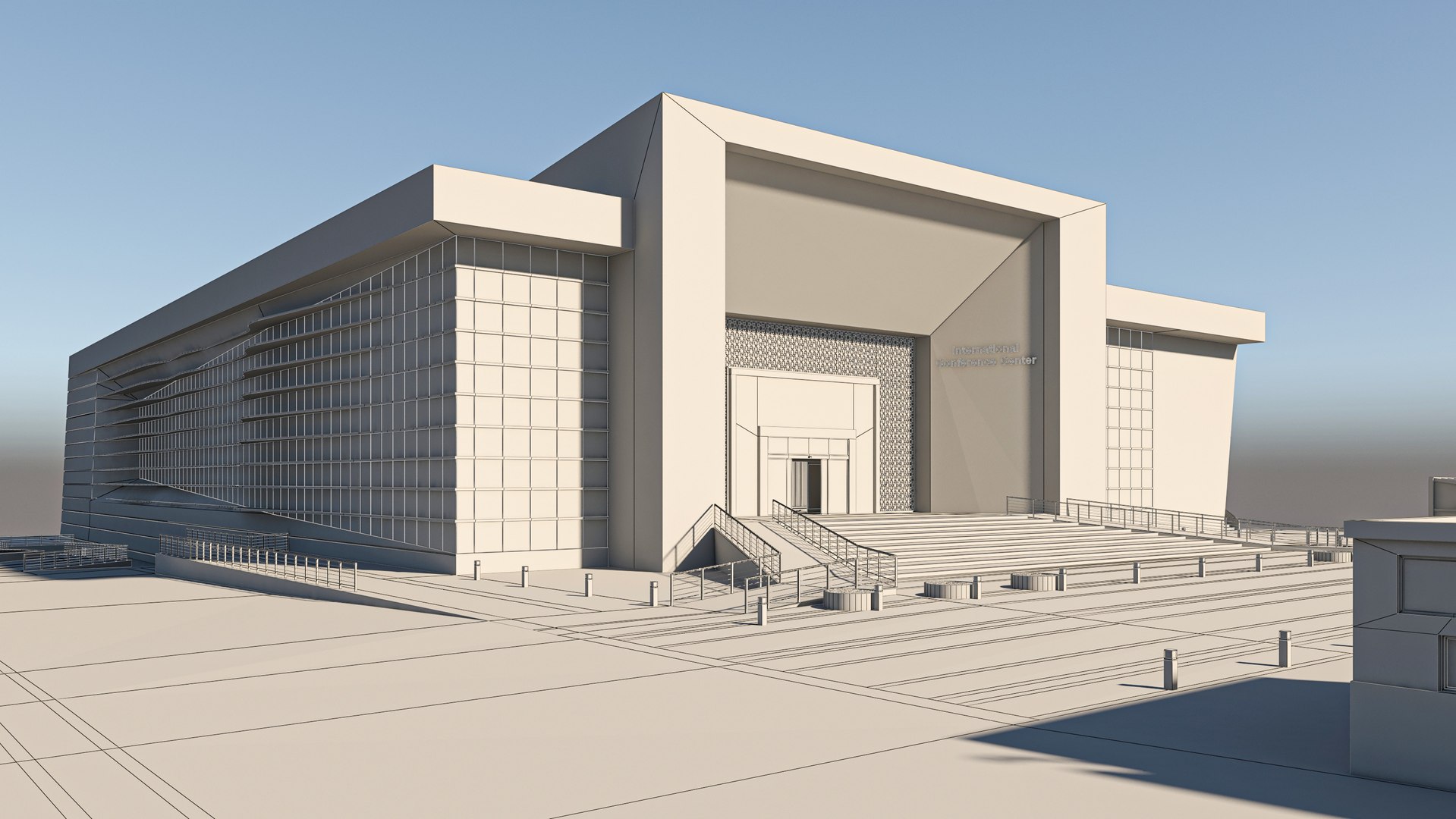 3D Conference Center Details - TurboSquid 1469930