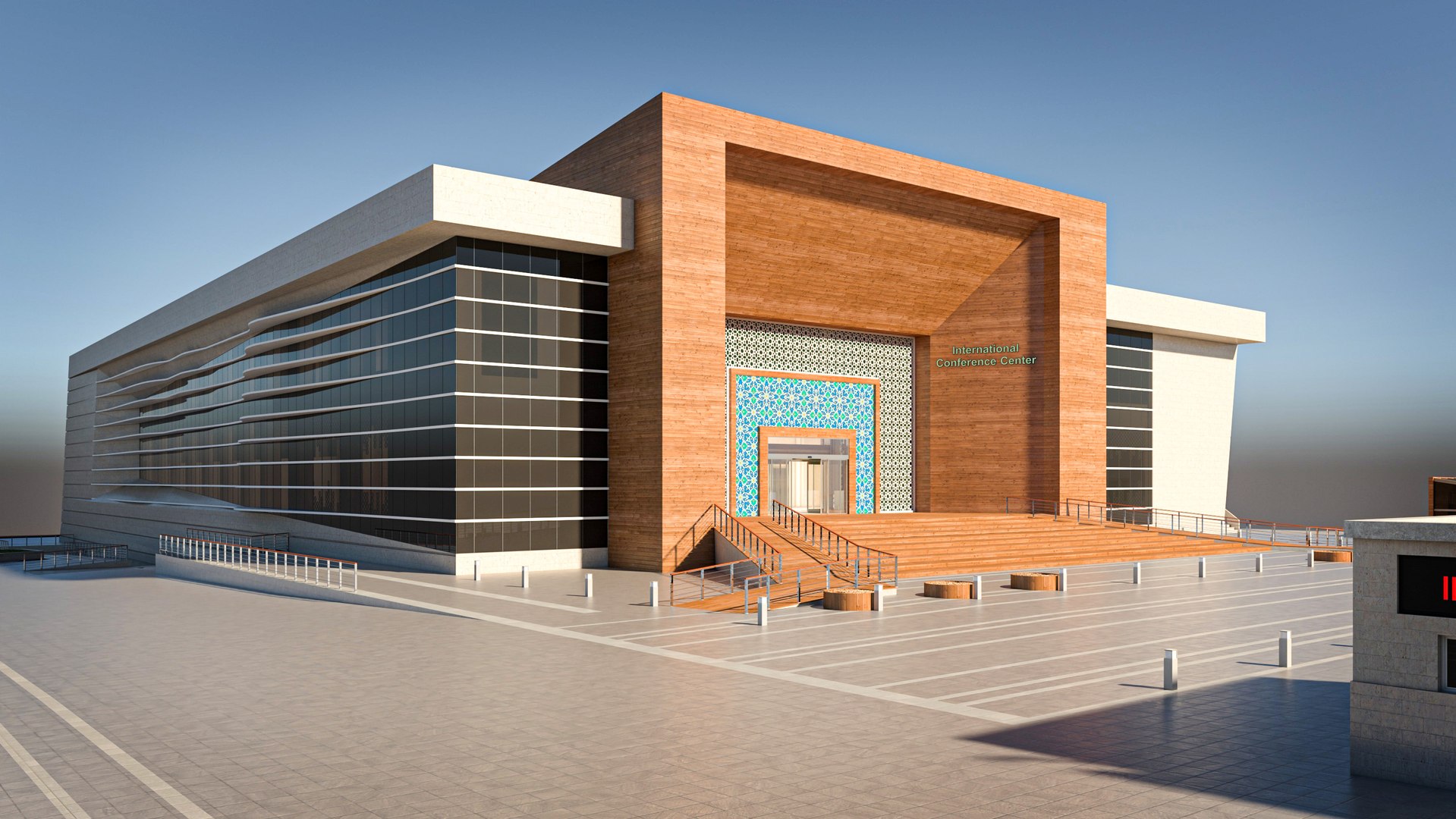 3D Conference Center Details - TurboSquid 1469930