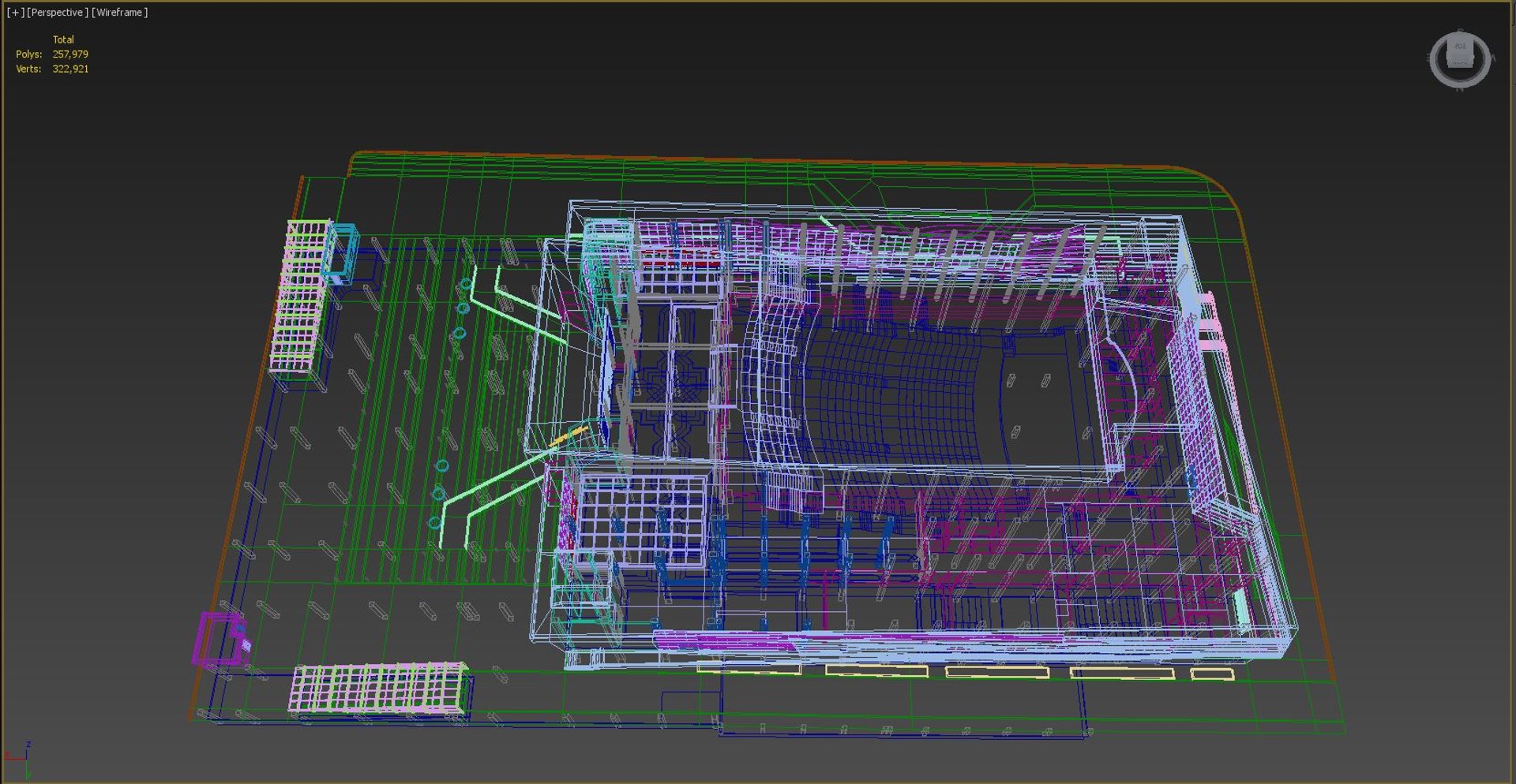 3D Conference Center Details - TurboSquid 1469930