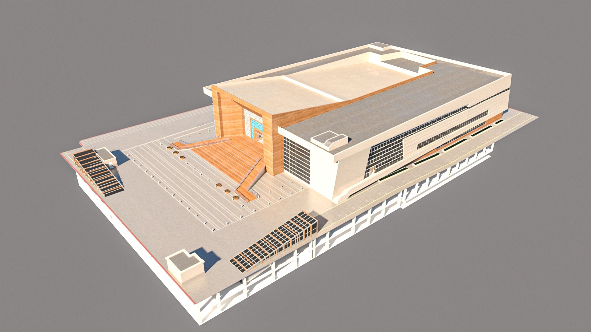 3D Conference Center Details - TurboSquid 1469930