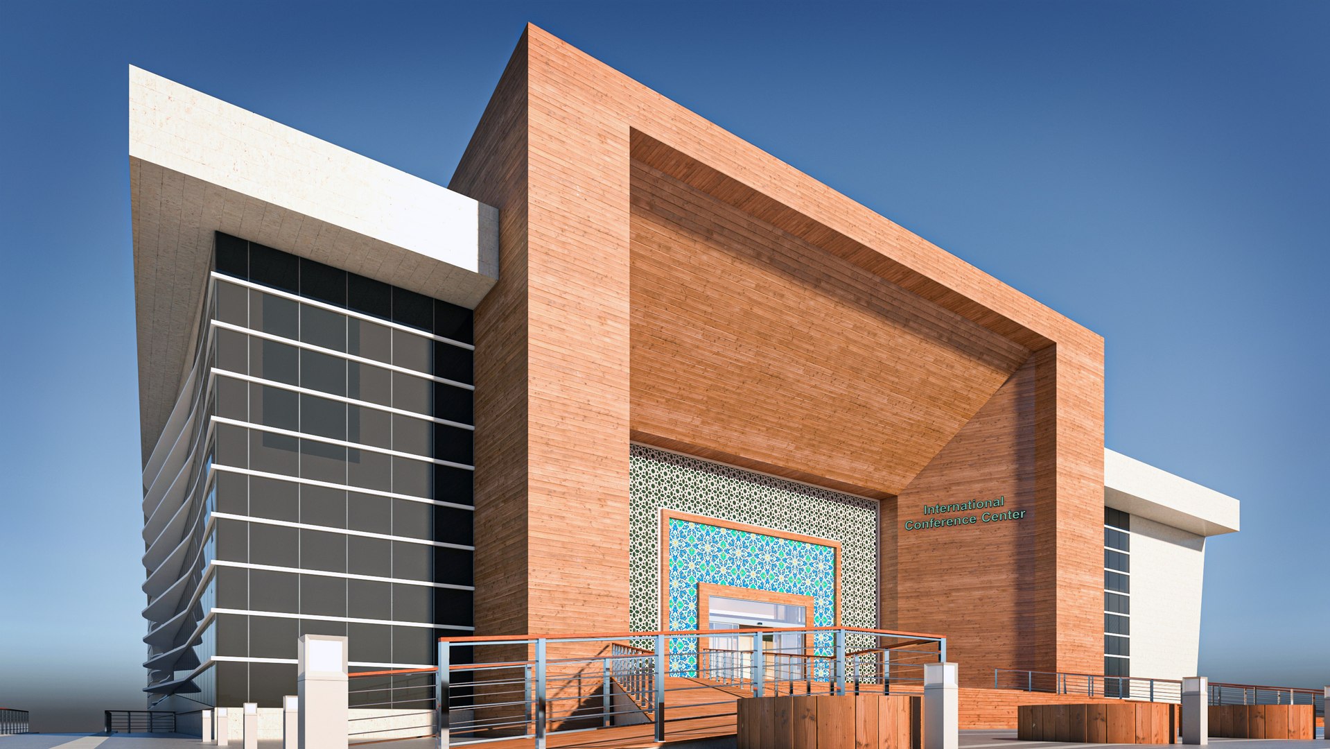 3D Conference Center Details - TurboSquid 1469930