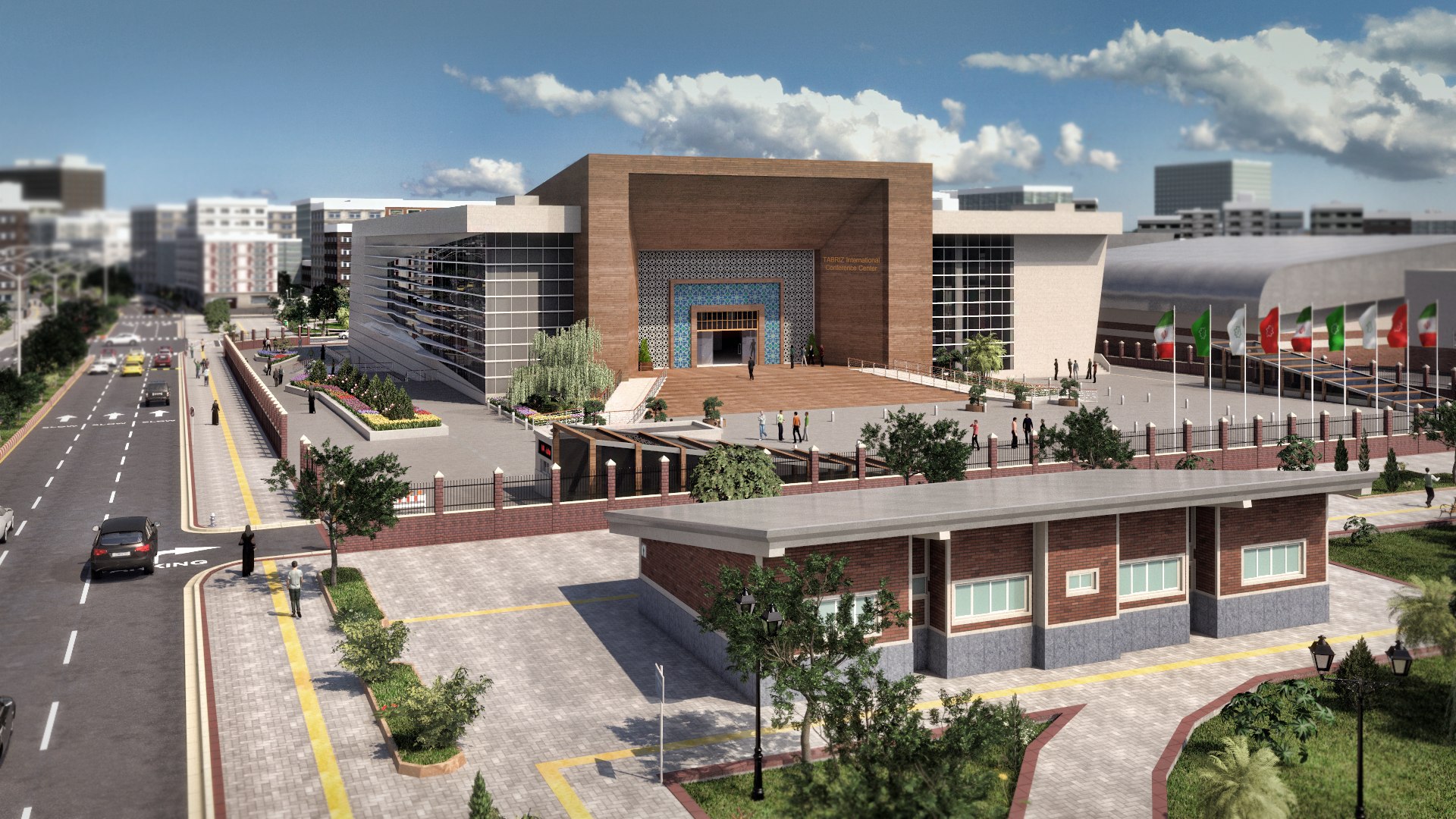 3D Conference Center Details - TurboSquid 1469930