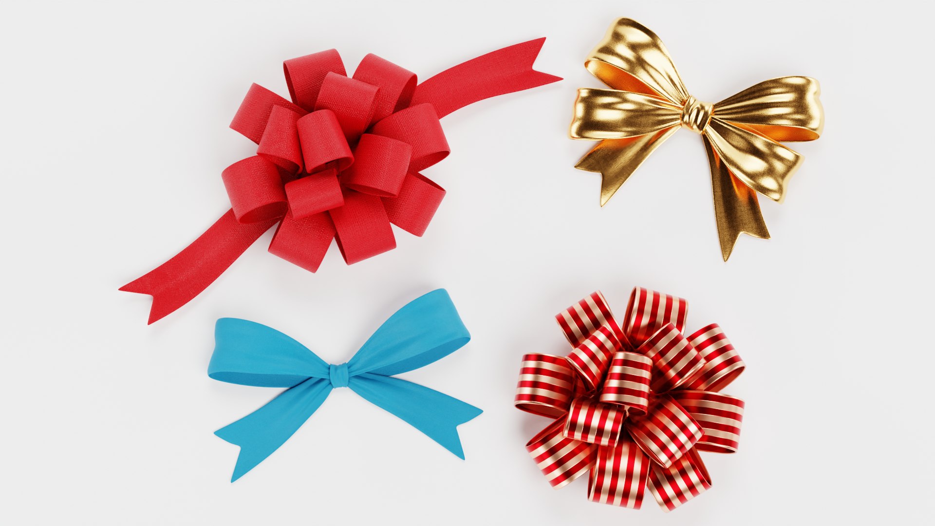 3D Model Ribbons - TurboSquid 1984959