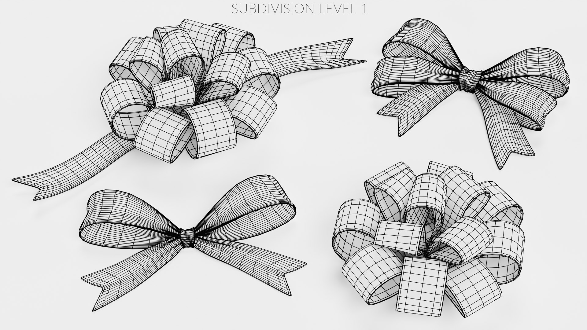 3D Model Ribbons - TurboSquid 1984959