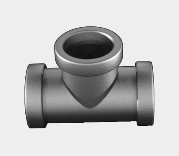 free pipe tee 3d model
