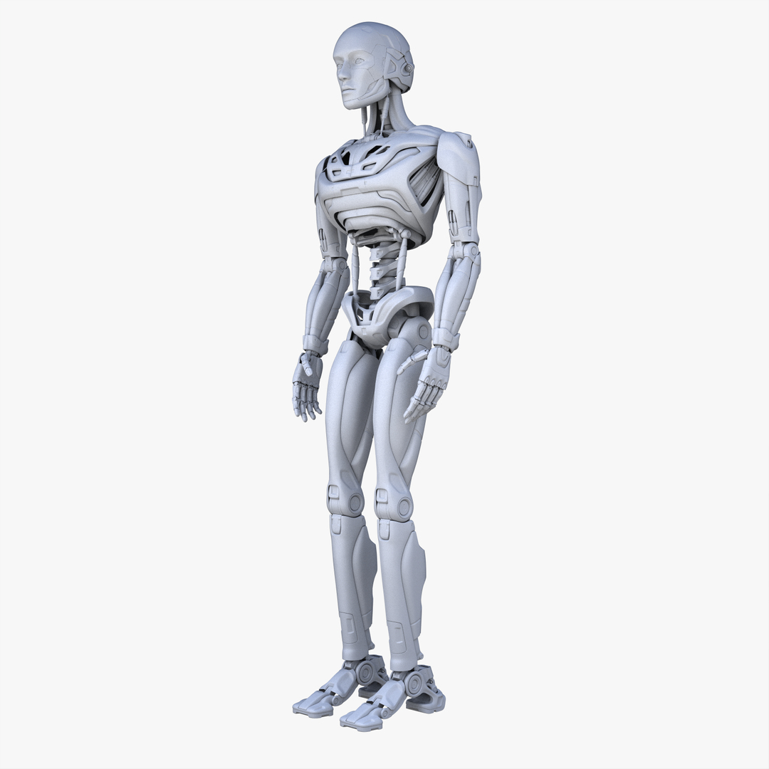 3D sci-fi male robot android - TurboSquid 1656790
