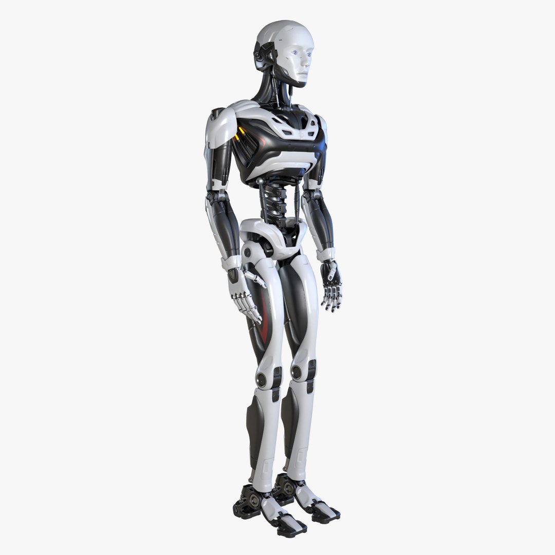 3D sci-fi male robot android - TurboSquid 1656790