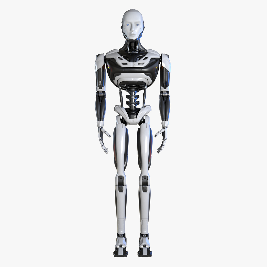 3D sci-fi male robot android - TurboSquid 1656790