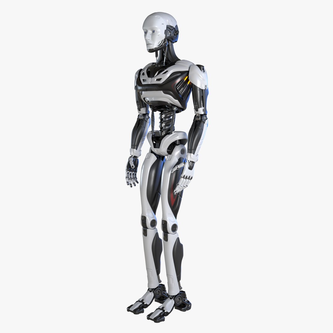3D sci-fi male robot android - TurboSquid 1656790