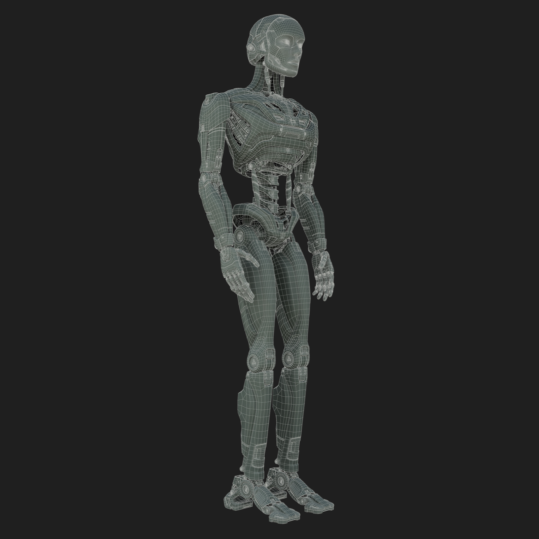3D sci-fi male robot android - TurboSquid 1656790