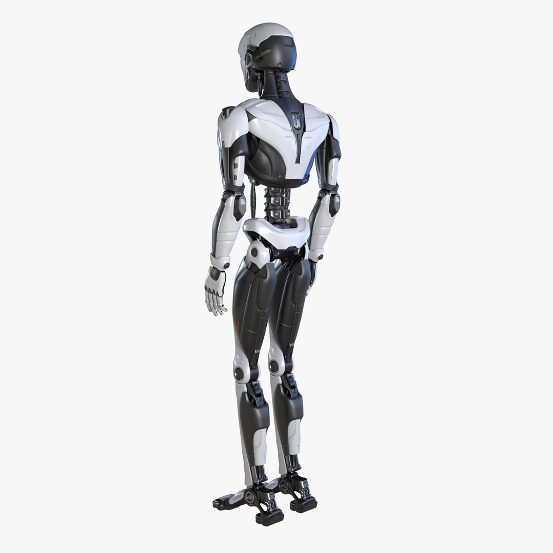 3D sci-fi male robot android - TurboSquid 1656790