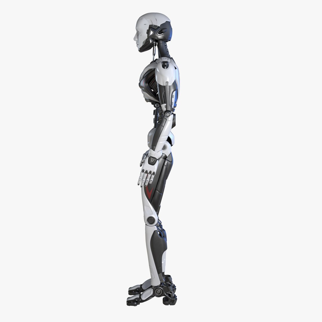 3D sci-fi male robot android - TurboSquid 1656790