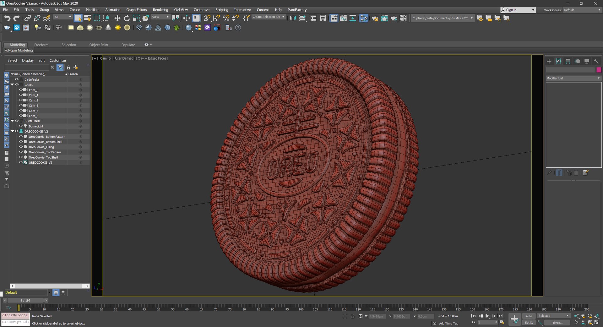 Oreo Cookie V2 Model - TurboSquid 2272250