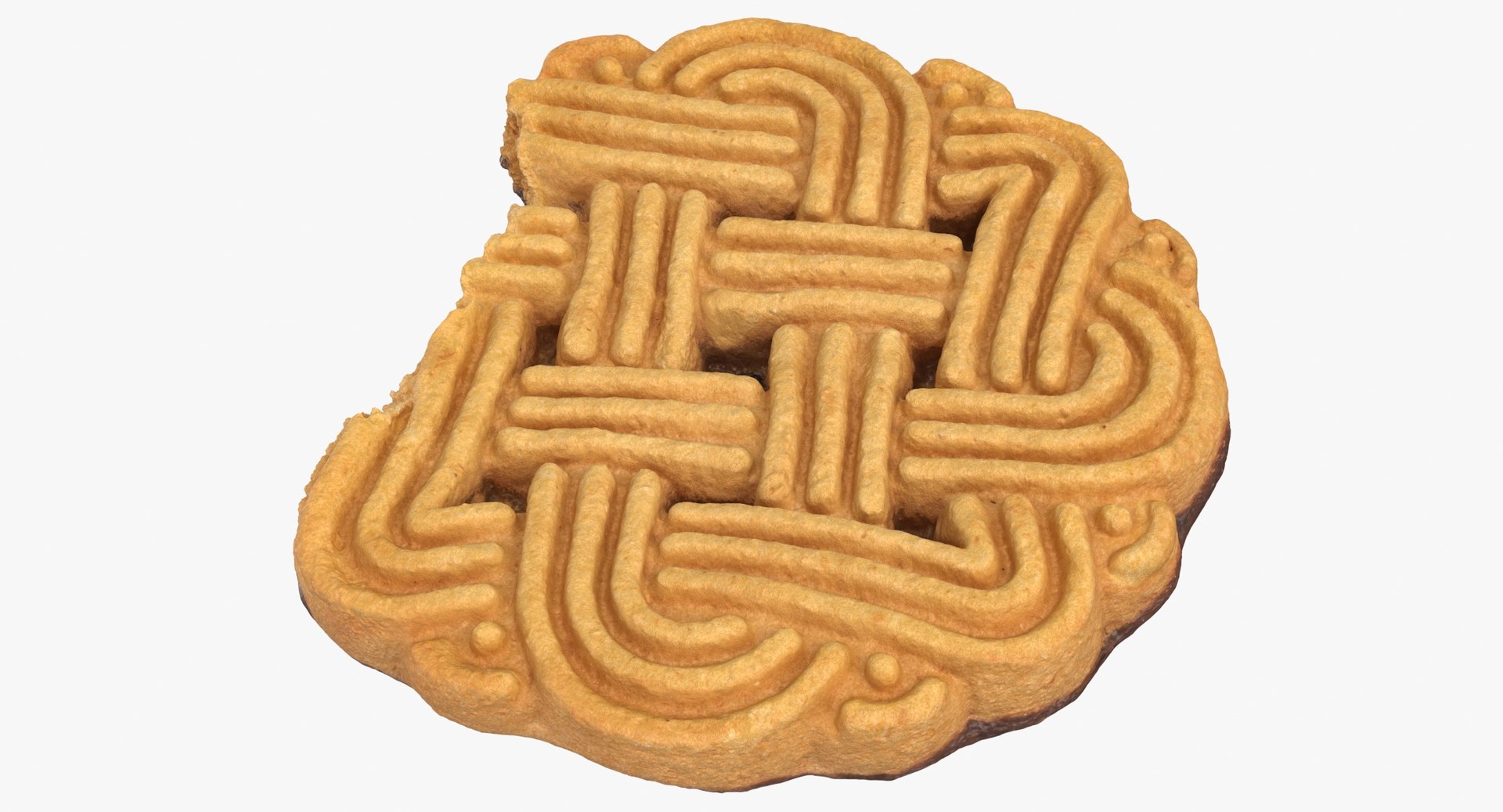 Christmas Chocolate Biscuit 03 Bitten 3D Model - TurboSquid 1993721