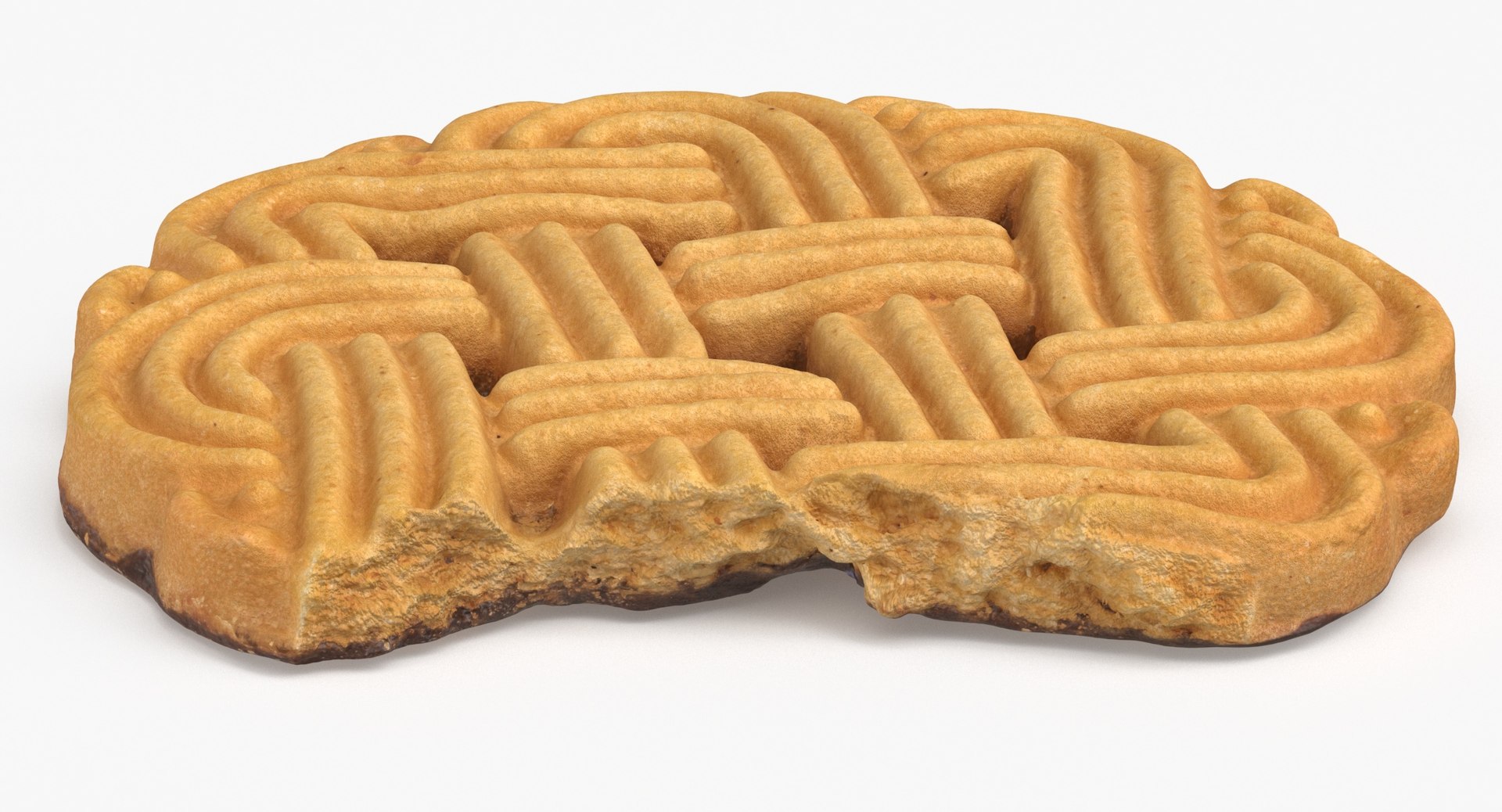 Christmas Chocolate Biscuit 03 Bitten 3D Model - TurboSquid 1993721