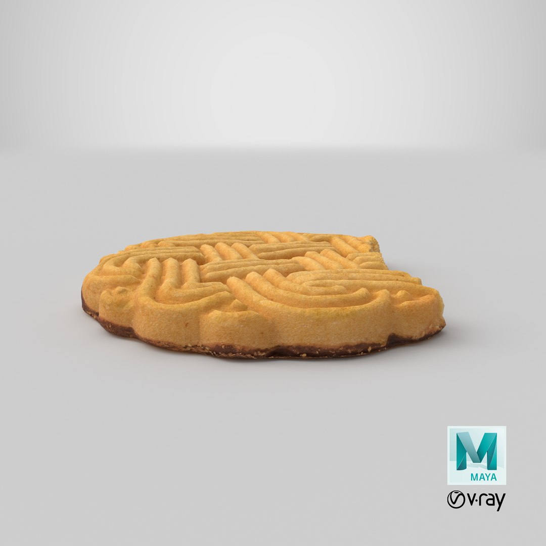 Christmas Chocolate Biscuit 03 Bitten 3D Model - TurboSquid 1993721