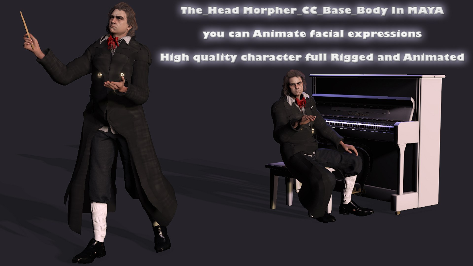 Beethoven 3D Model - TurboSquid 1813776