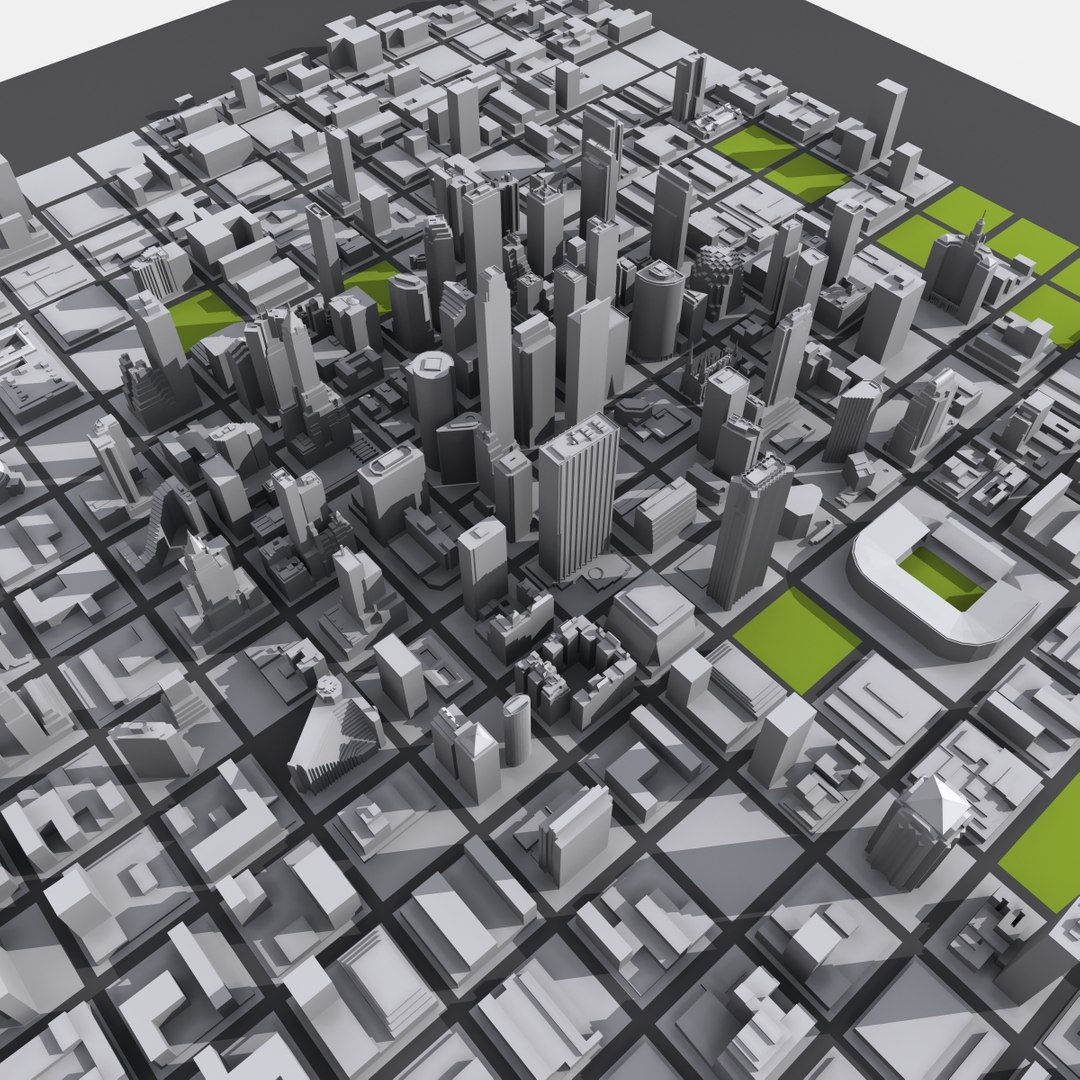 City 2 3d Model