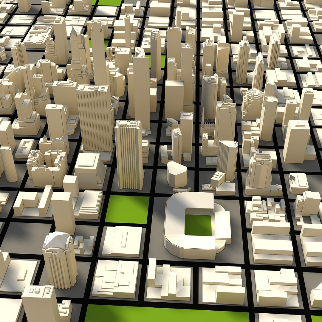 City 2 3d Model