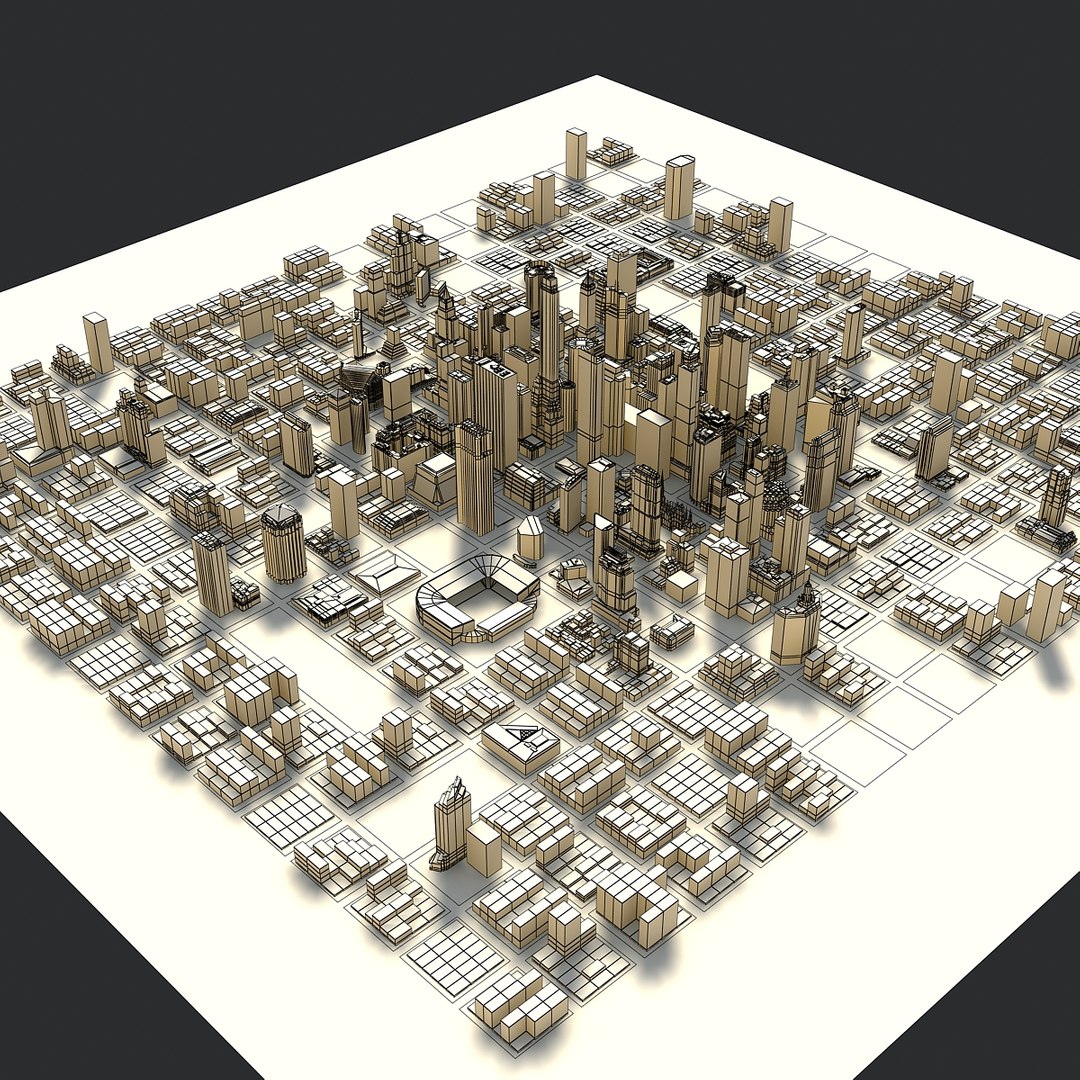 City 2 3d Model