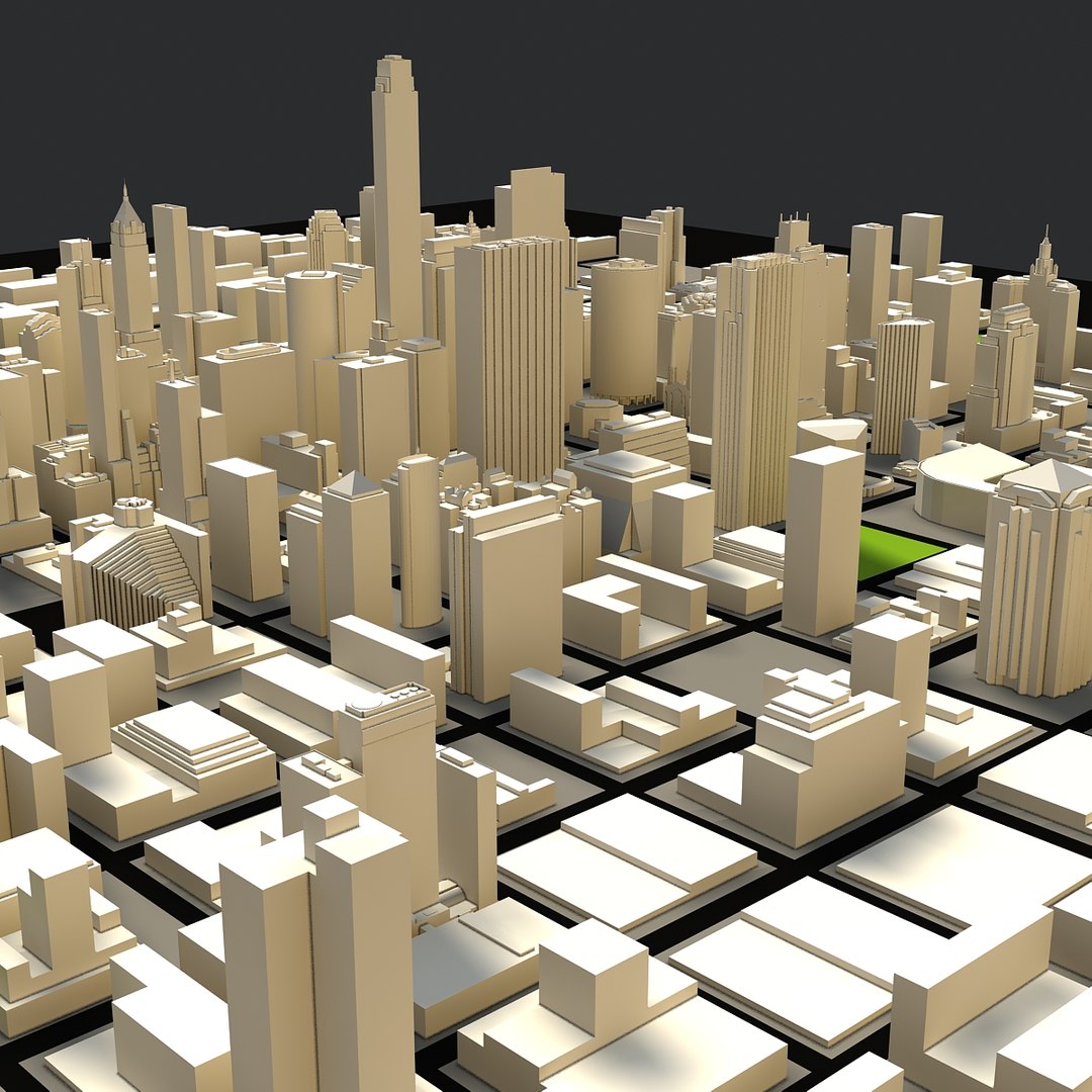city 2 3d model