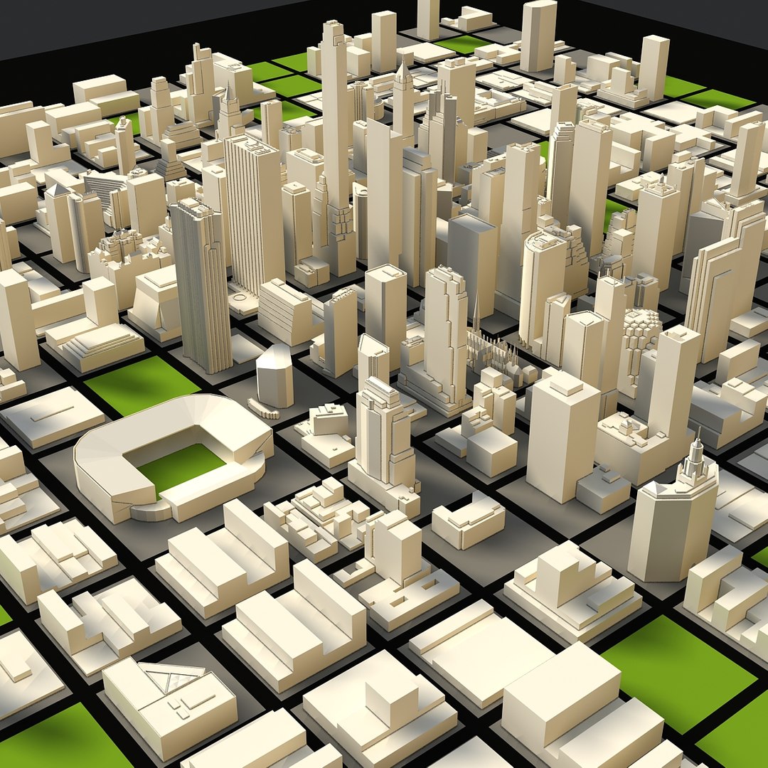 City 2 3d Model