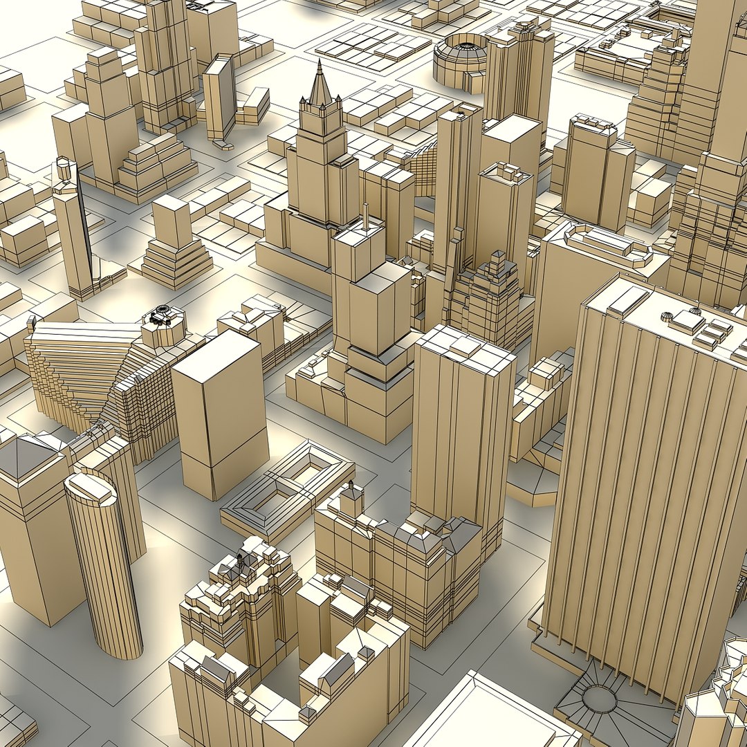 City 2 3d Model