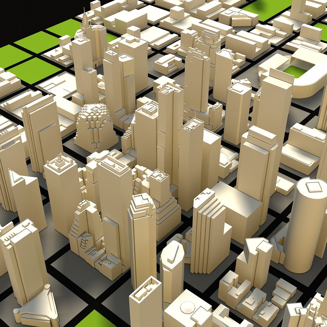 City 2 3d Model