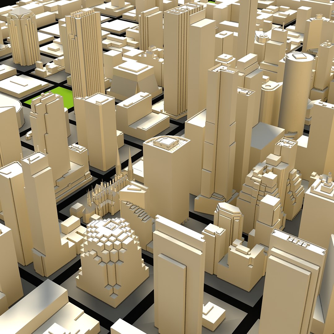 City 2 3d Model