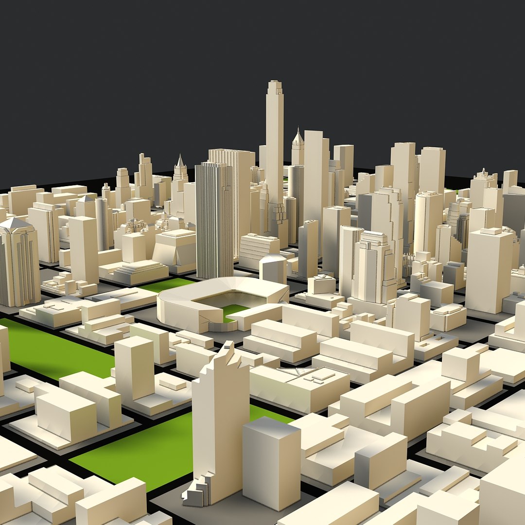 City 2 3d Model
