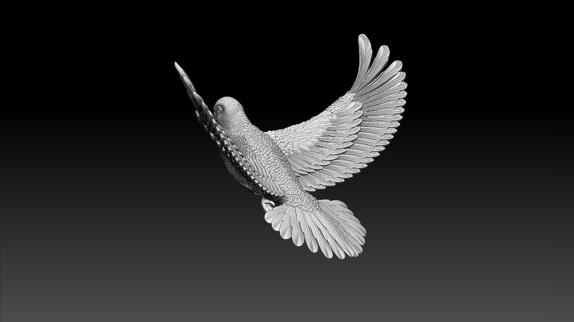 3D dove model - TurboSquid 1901411