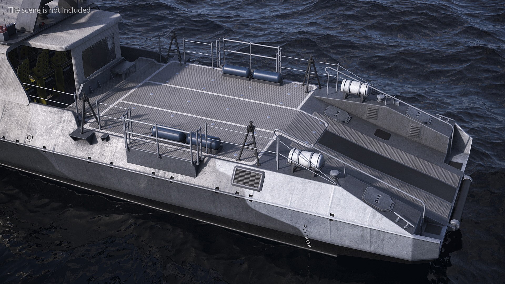 Military Boat Mark V Camo Dark 3D Model - TurboSquid 2217955