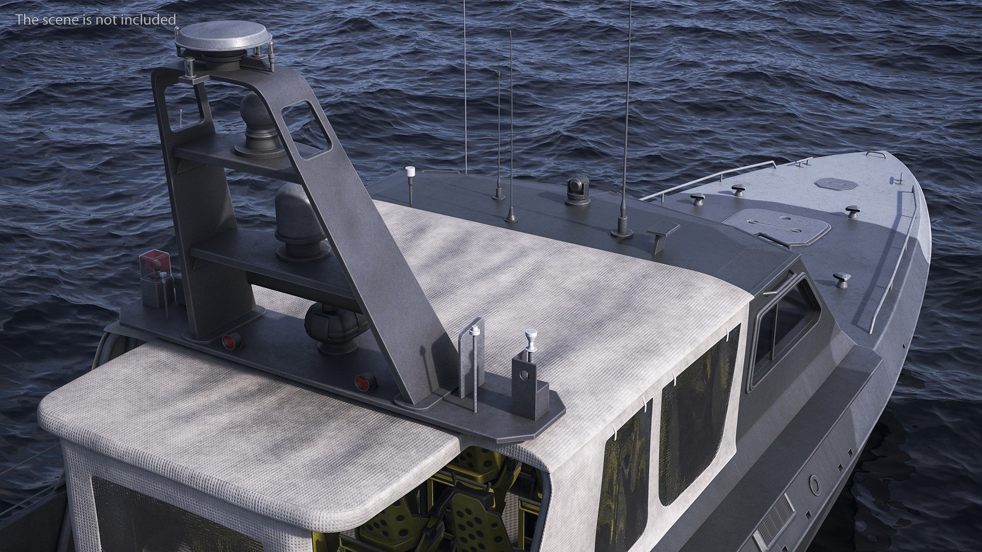Military Boat Mark V Camo Dark 3D Model - TurboSquid 2217955