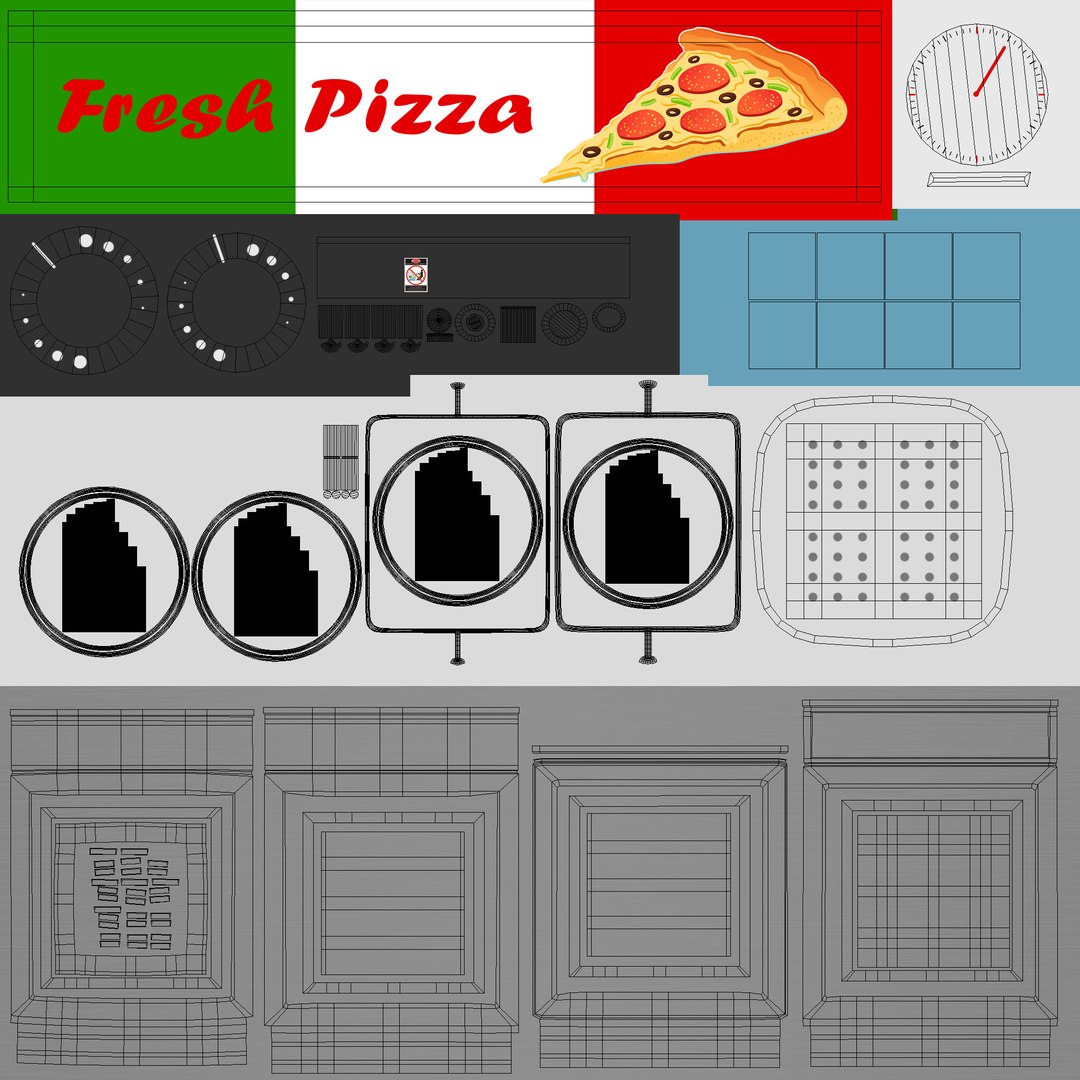 Food Display 3D Model - TurboSquid 1475344