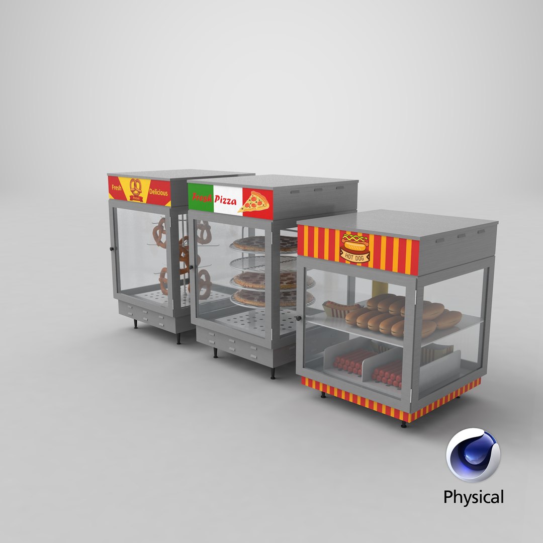 Food Display 3D Model - TurboSquid 1475344