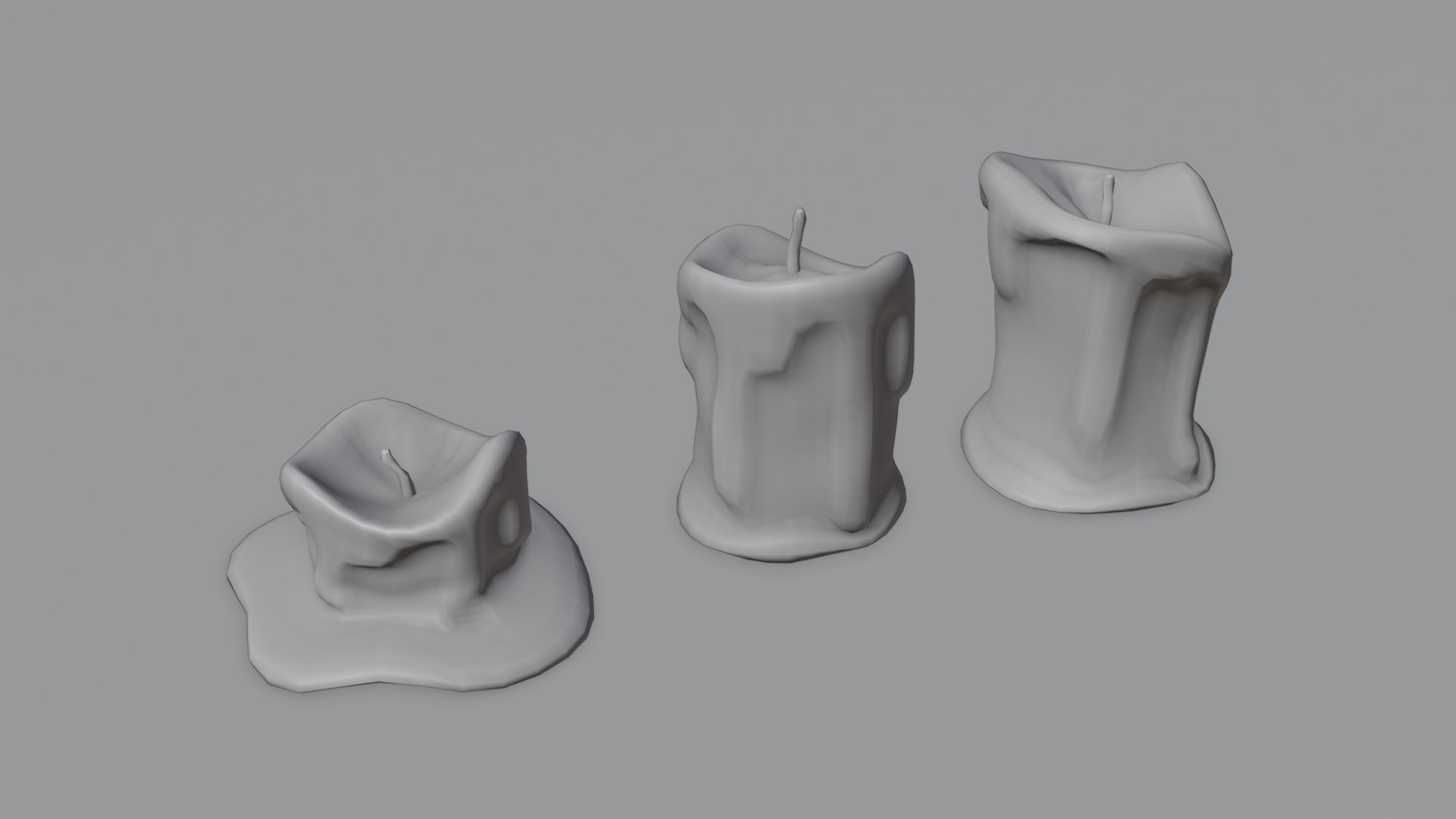 3D Wax Candles Set 4K And 2K Textures - TurboSquid 1977768