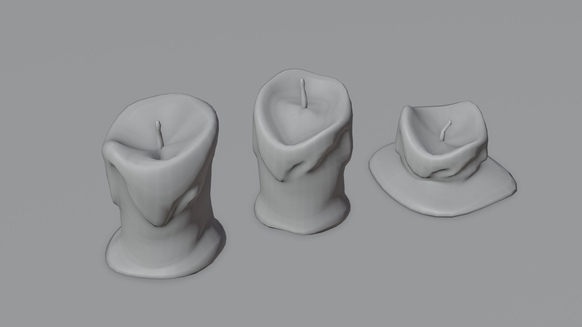 3D Wax Candles Set 4K And 2K Textures - TurboSquid 1977768