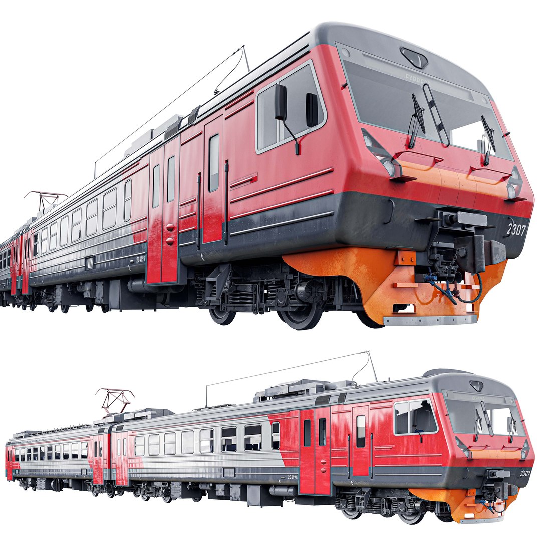 3D Passenger Train ED4M - TurboSquid 2368634