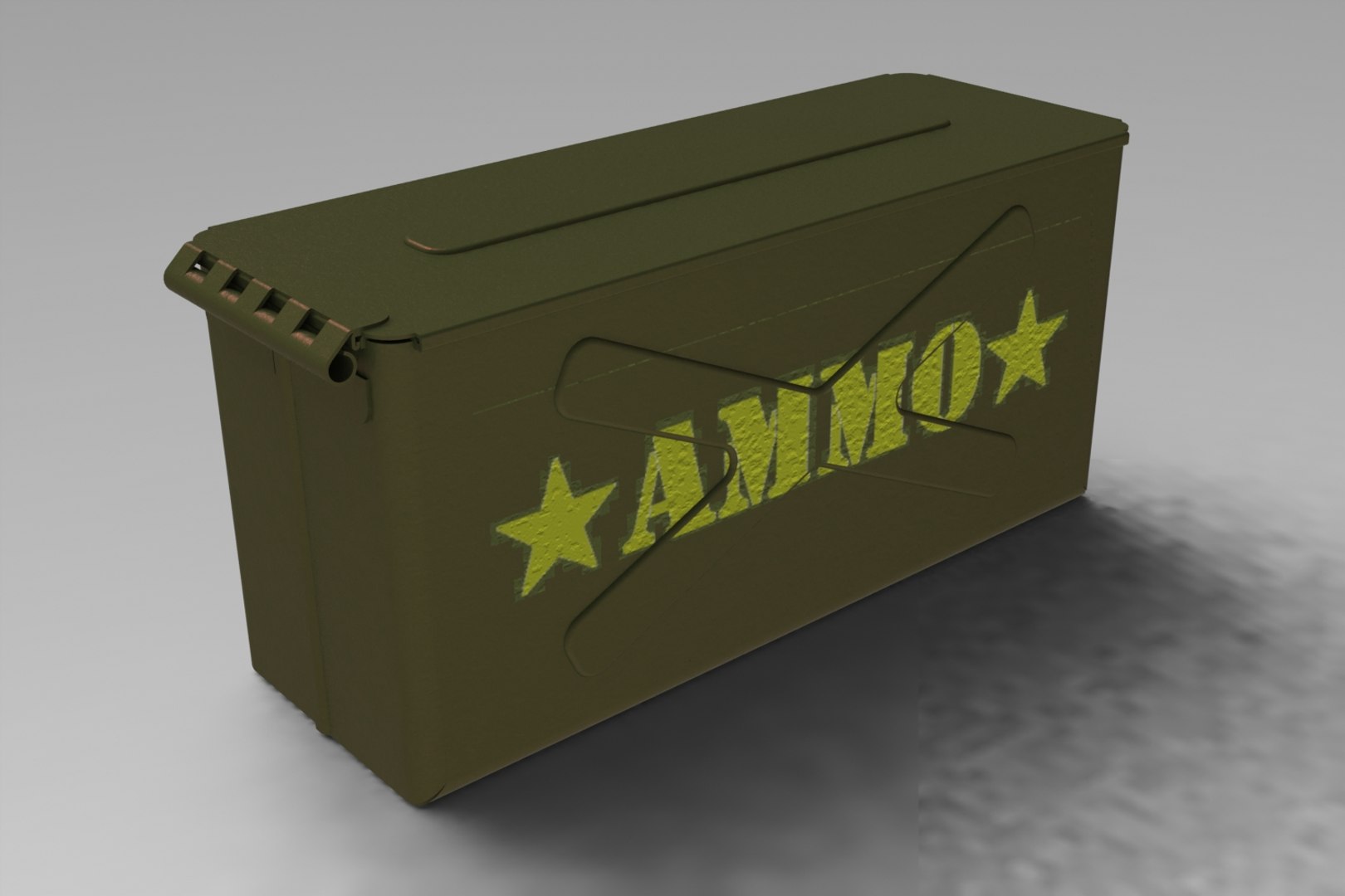 Ammo box 3D model - TurboSquid 1008154