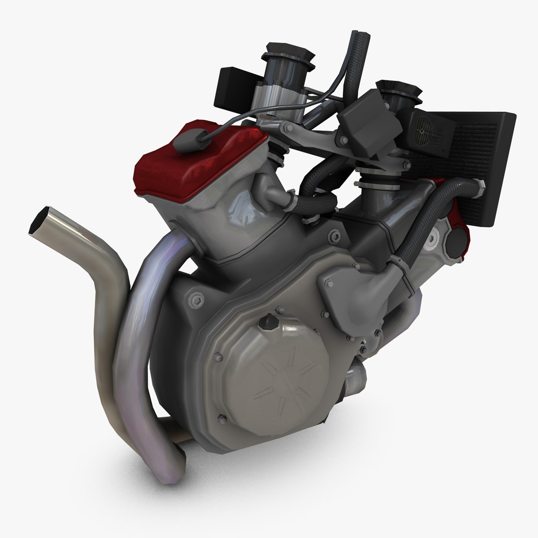 Engine Dorsoduro Supermoto 3d Model