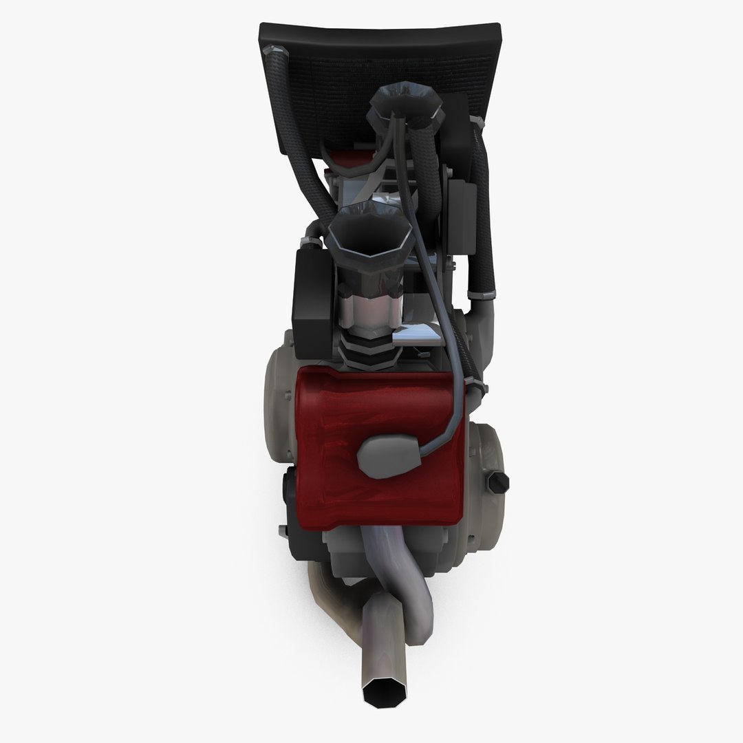 Engine Dorsoduro Supermoto 3d Model