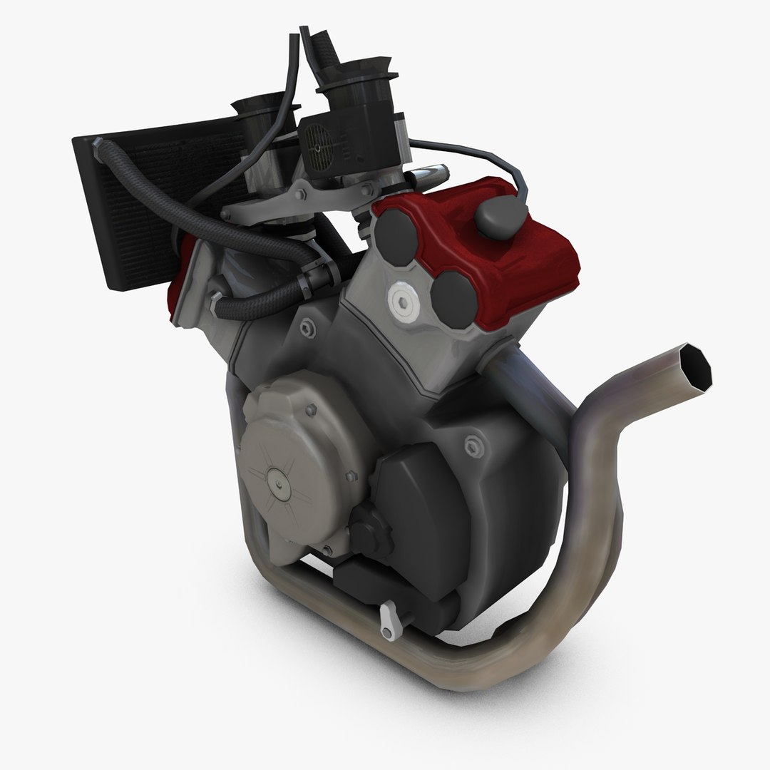 Engine Dorsoduro Supermoto 3d Model