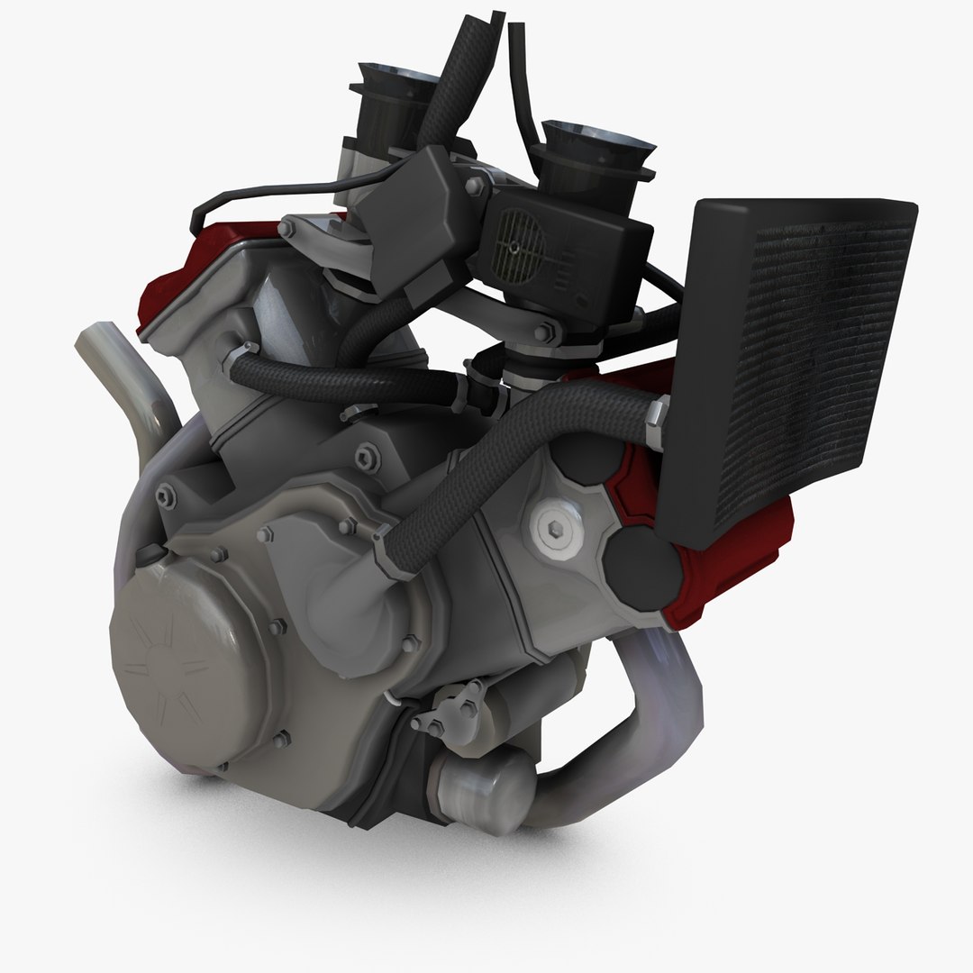 Engine Dorsoduro Supermoto 3d Model